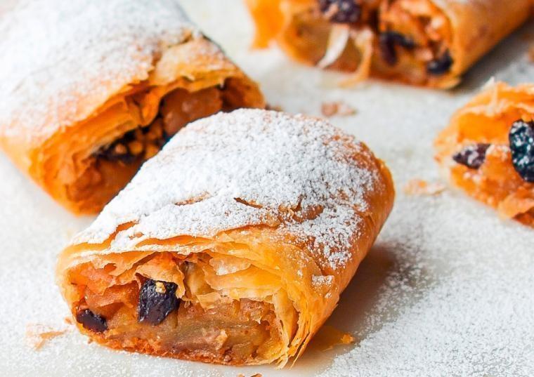 Receita De Strudel De Maçã ou Apple Strudel Com Massa Folhada: Saiba ...