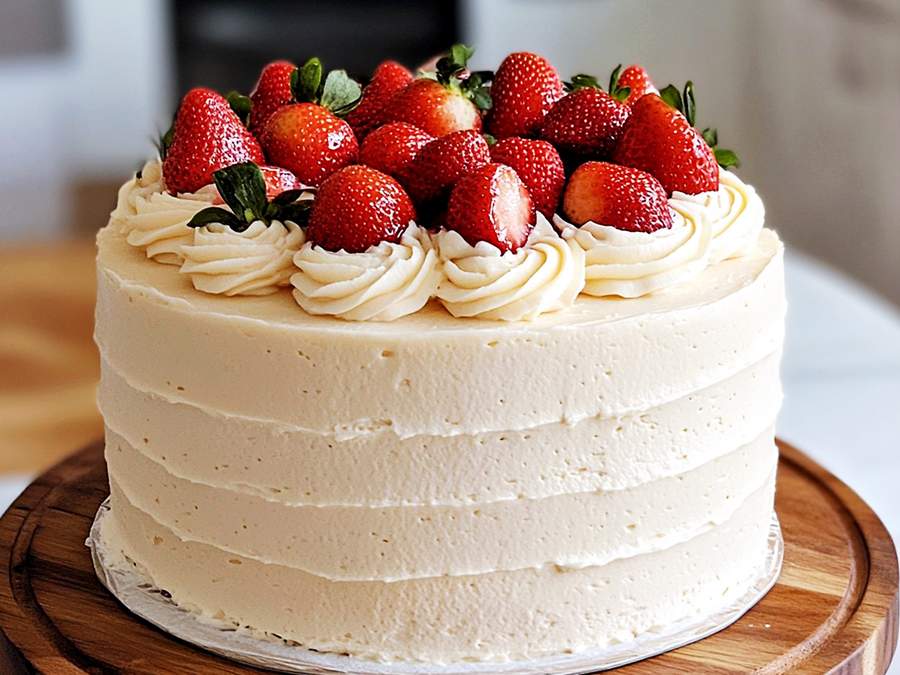 Bolo decorado com morango: segredos de mestre
